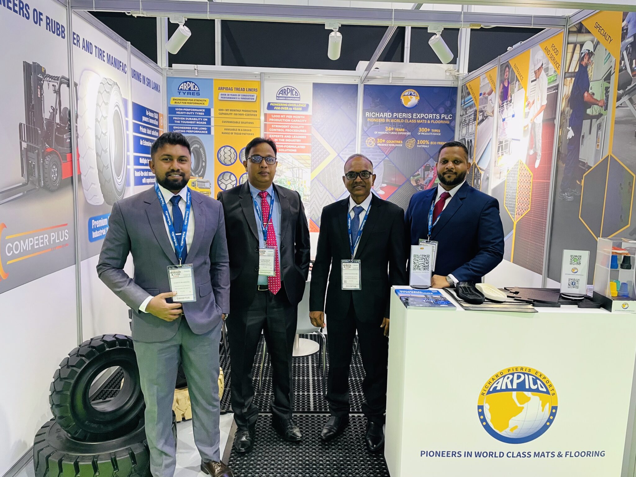 Richard Pieris Exports PLC Shines at Middle East Rubber & Tyre Expo ...
